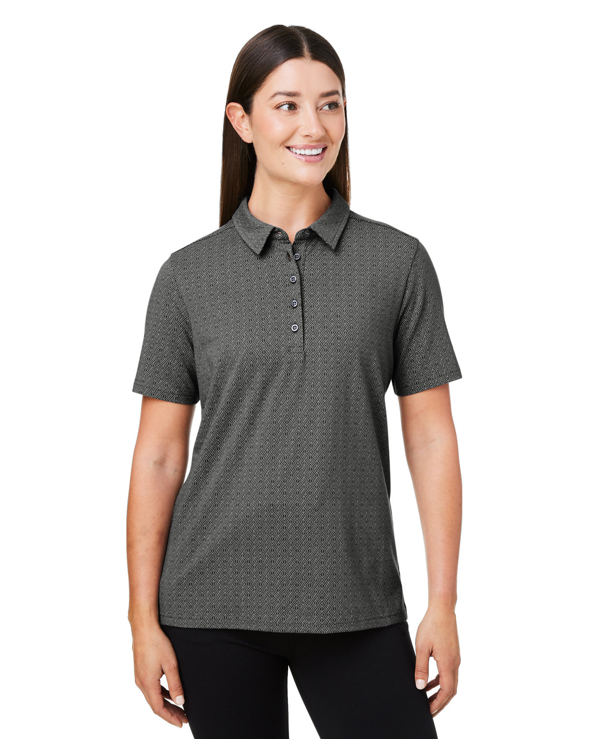 Devon & Jones DG101W Crownlux Performance? Ladies Geo Polo