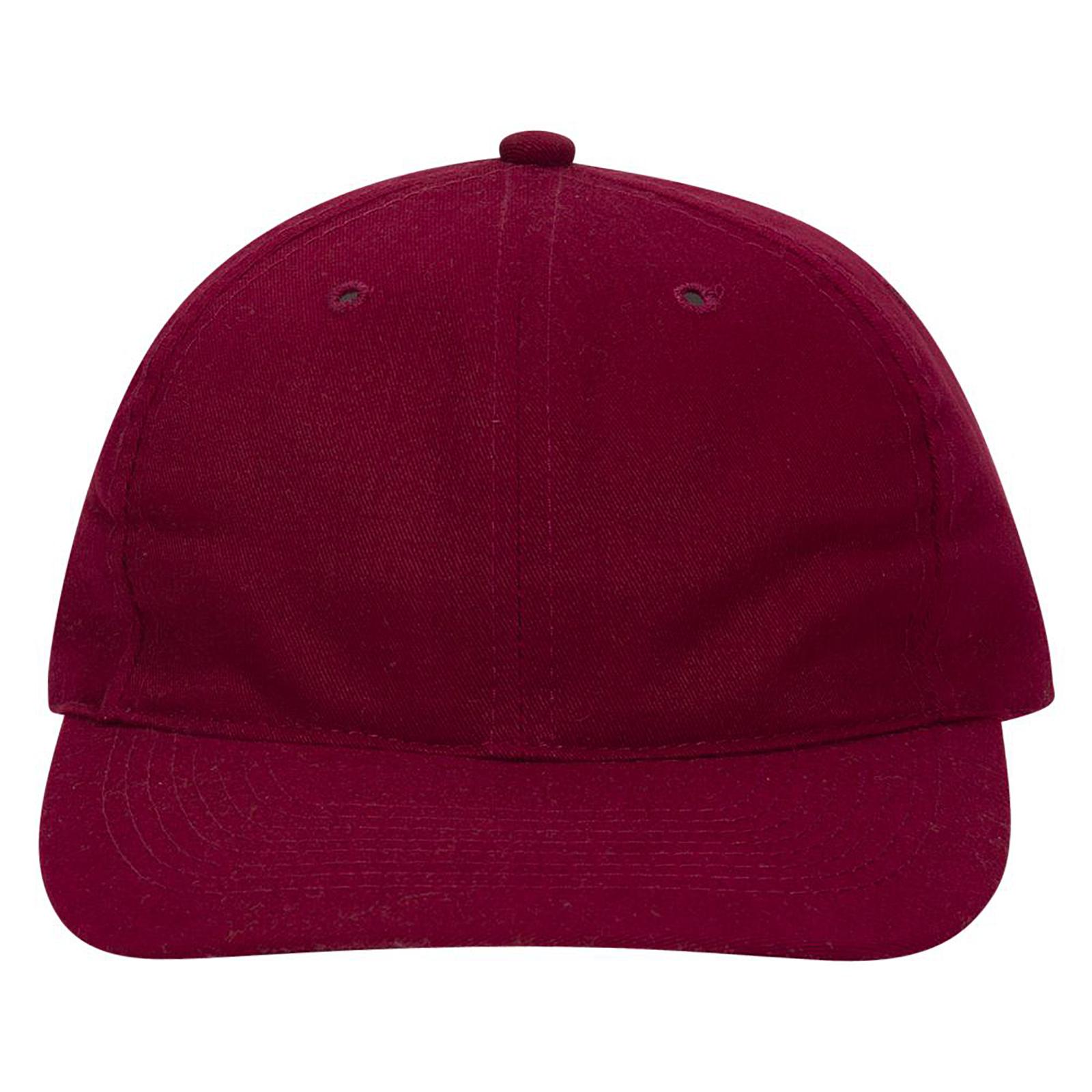 OTTO 18-016 CAP 6 Panel Low Profile Baseball Cap