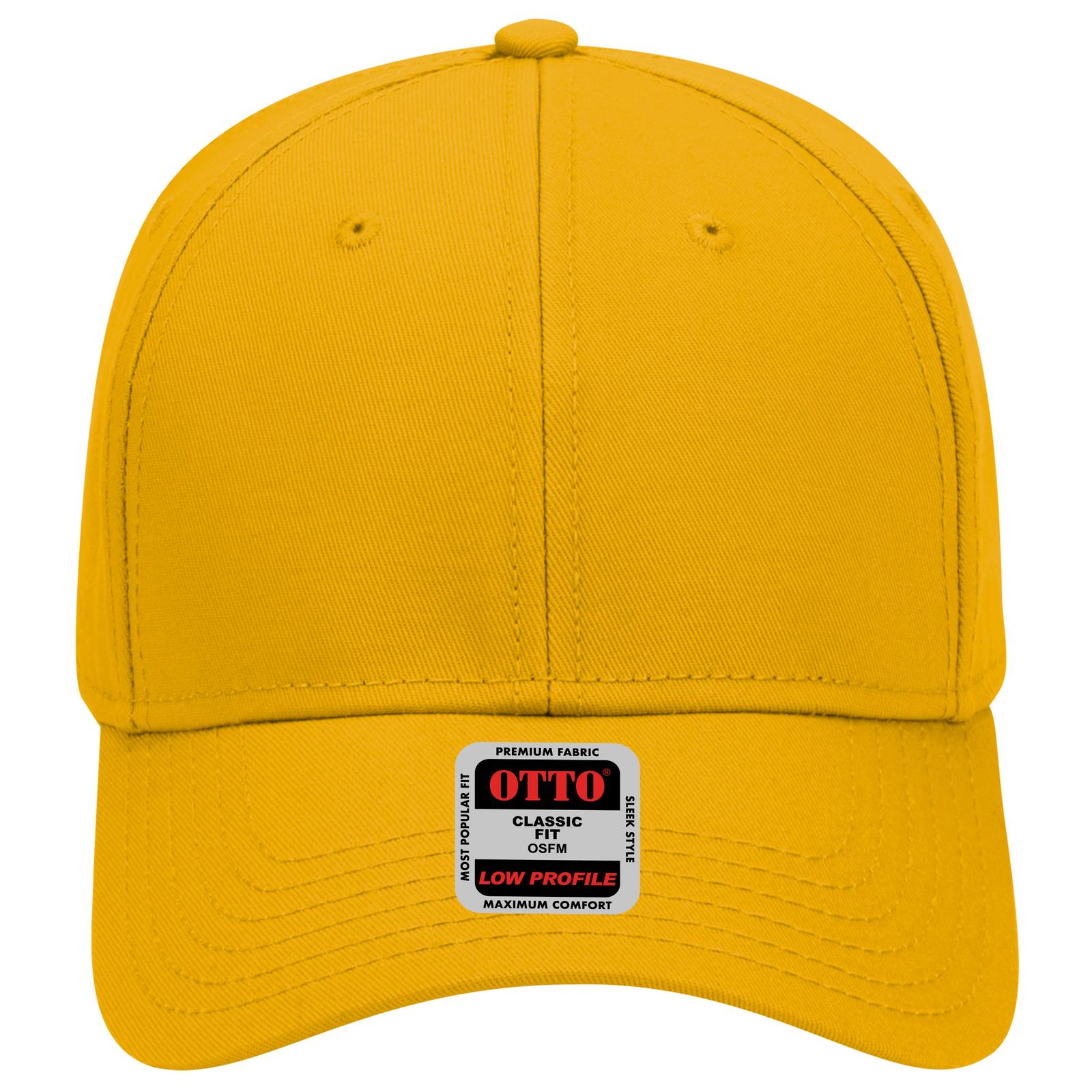 OTTO 19-768 CAP 6 Panel Low Profile Baseball Cap
