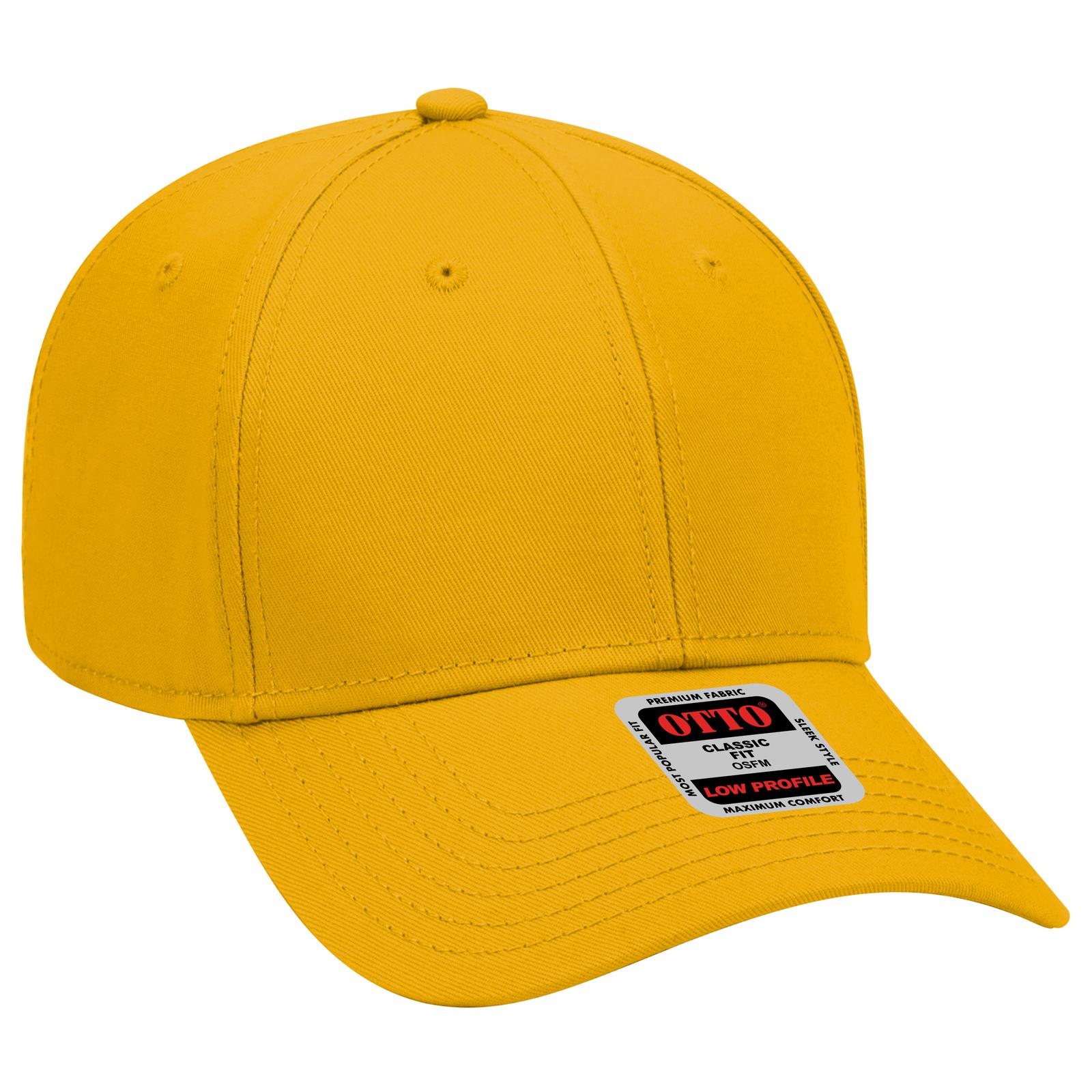 OTTO 19-768 CAP 6 Panel Low Profile Baseball Cap