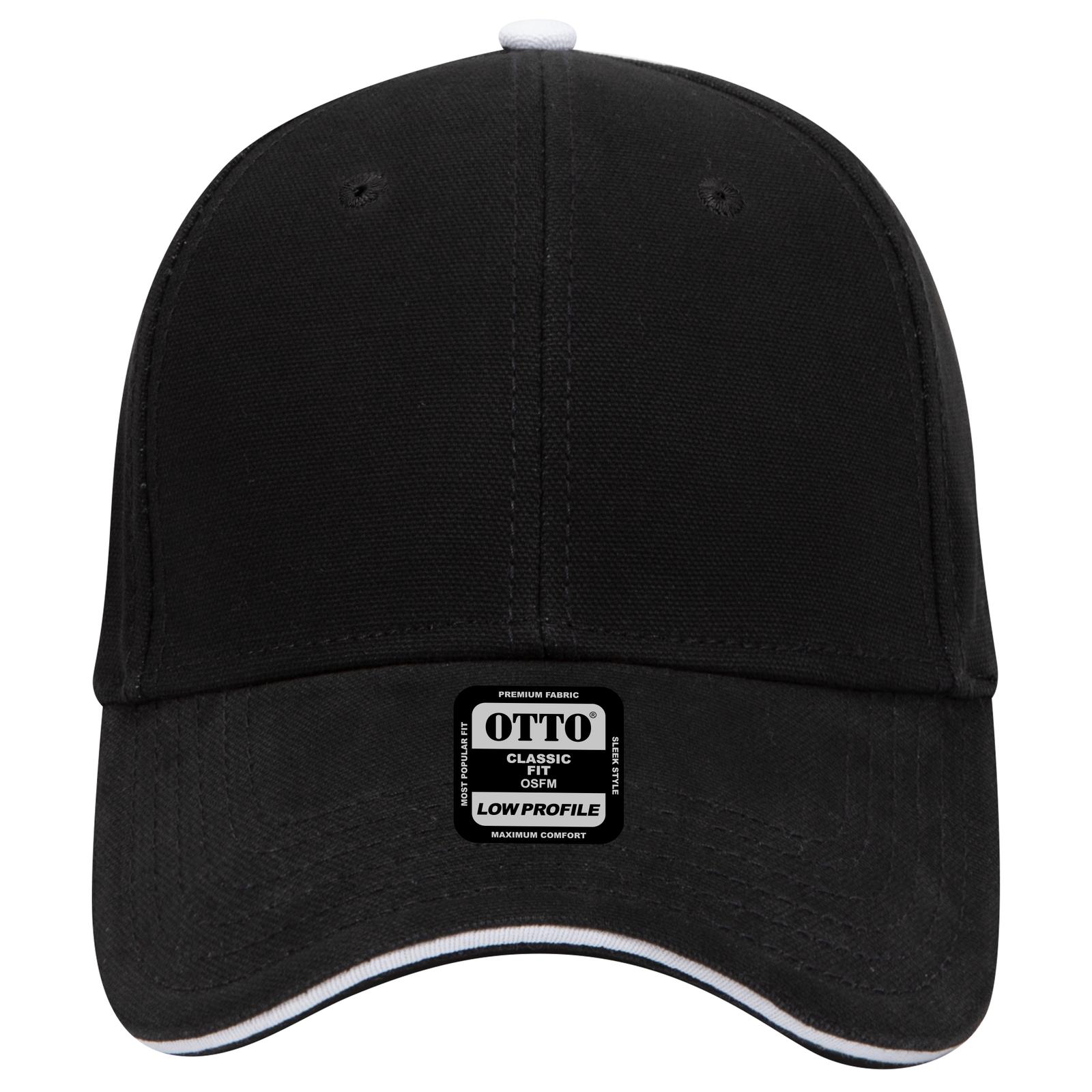 OTTO 23-484 CAP 6 Panel Low Profile Baseball Cap