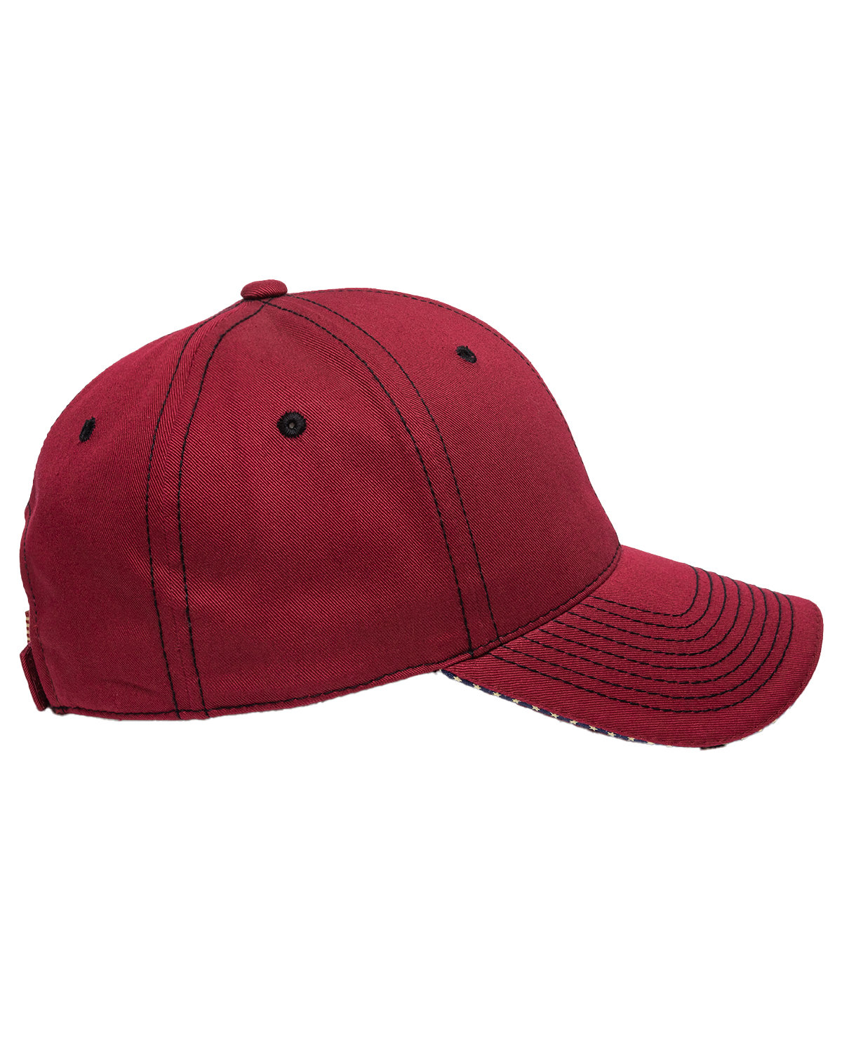 Outdoor Cap USA800 USA Accent Solid Back Cap